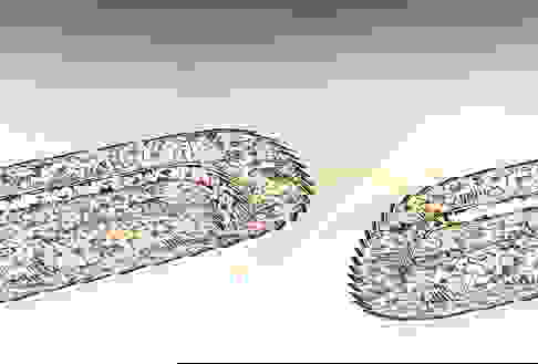 William Sonoma Nazari Provence Castle Large Platter Auction