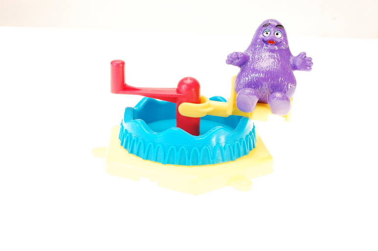 Grimace Toys Mcdonalds1985 Vintage "grimace Slide" By