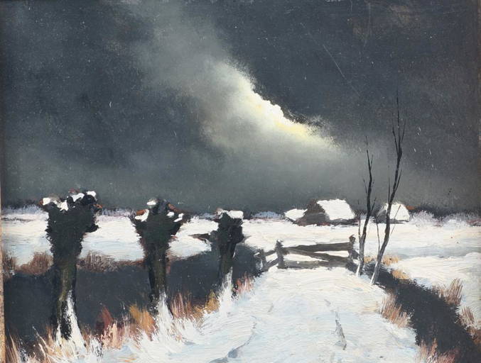 Two Paintings By Toon Koster (1913 1990), Oil On Board,