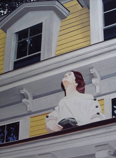 Painting, Oil, Doug Marr, Provincetown, Figurehead