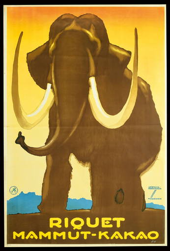 Riquet Mammut Kakao I Vintage Poster By Hohlwein, Ludwig