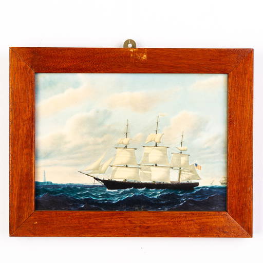 Wedgwood Dashing Wave Nautical Clipper Porcelain Plaque (#0849) on Jan ...
