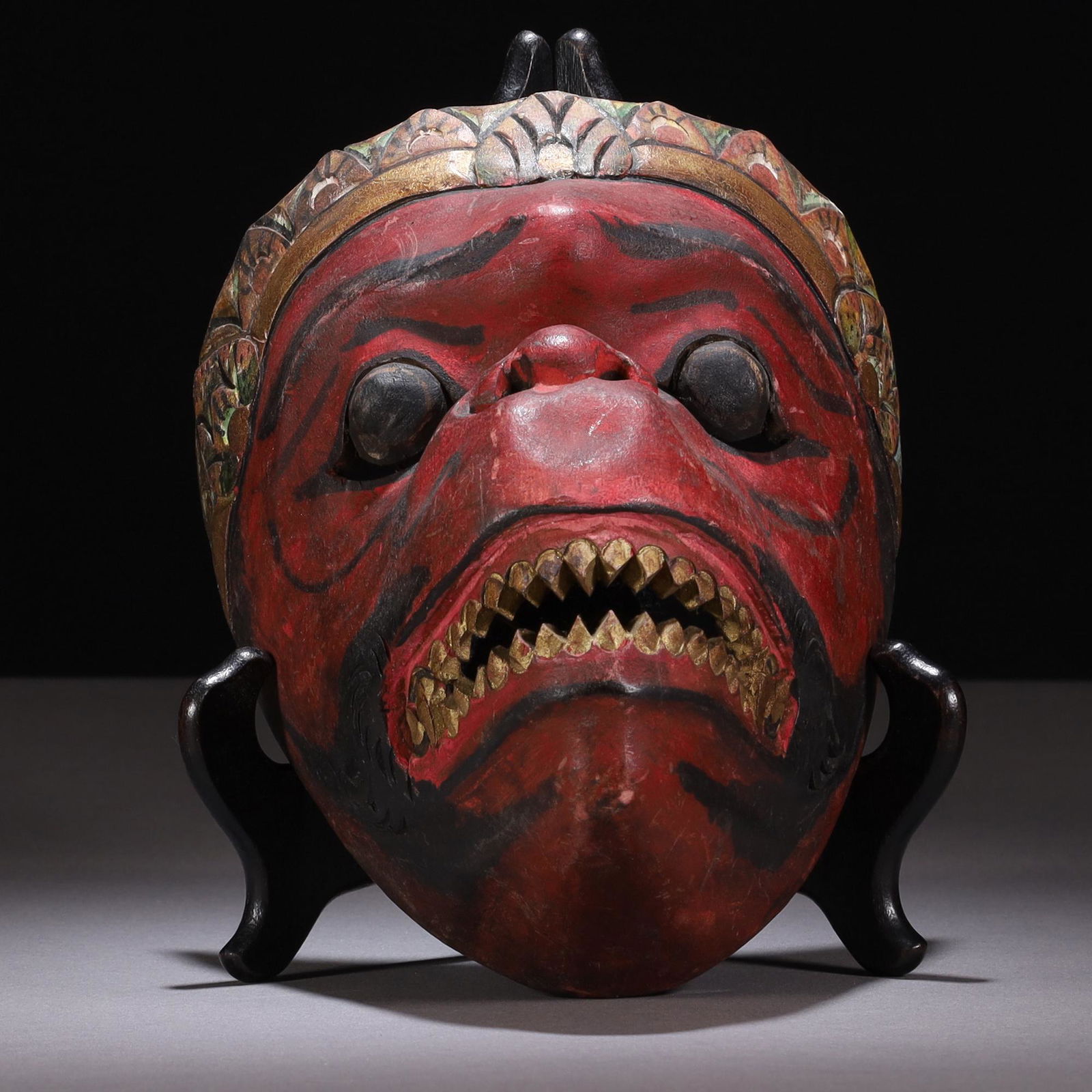 Indonesian Bali Carved Wood Mask