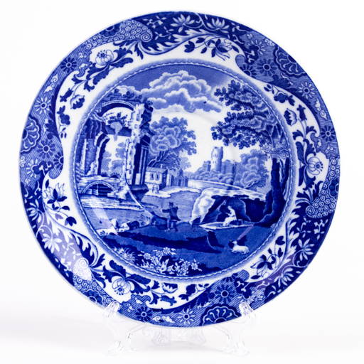 Copeland Spode Blue Italian Porcelain Plate