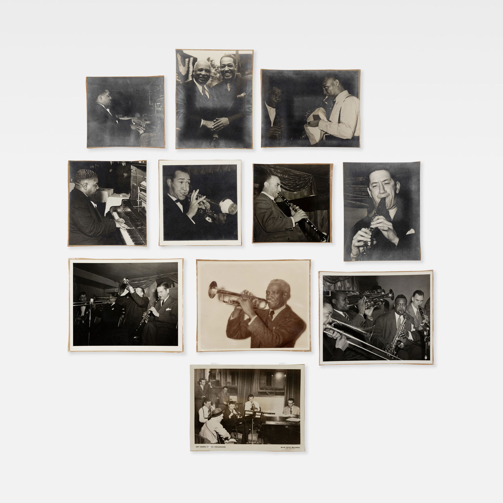 Otto Hess, Eleven Photographs Of Jazz Musicians Auction