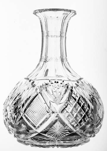 Old Libbey Harvard Brilliant Cut Glass Carafe Crystal