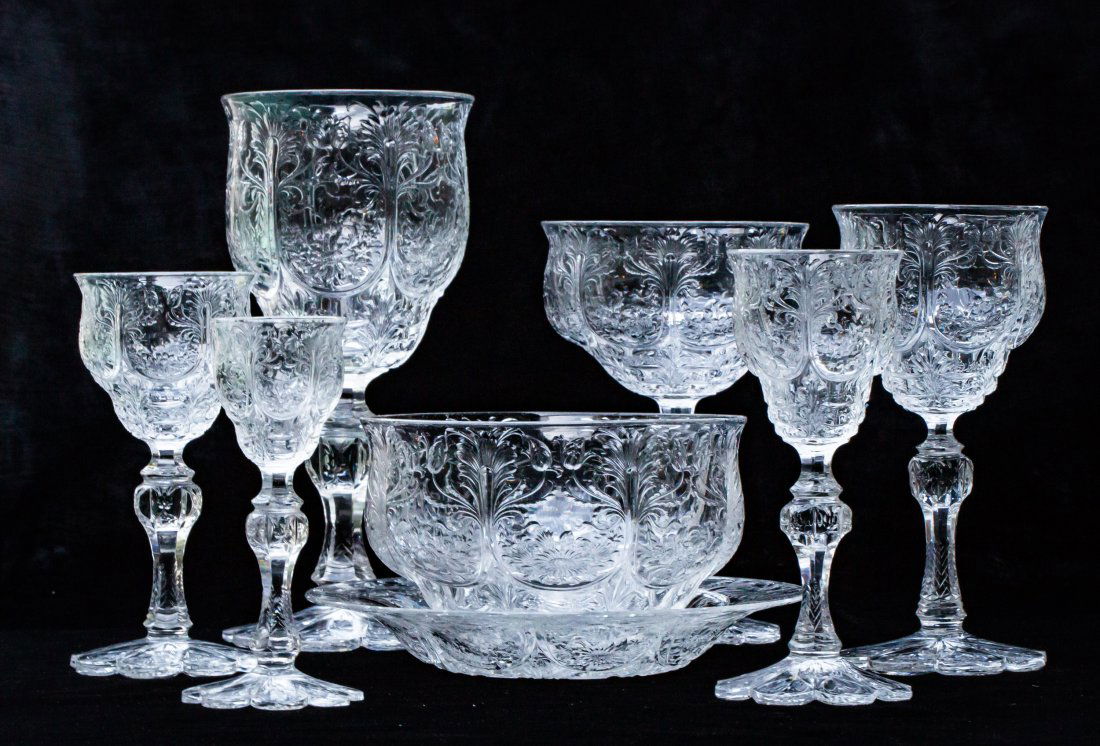 Museum Quality William Fritsche Webb Tiffany Rock Crystal Engraved Cut ...