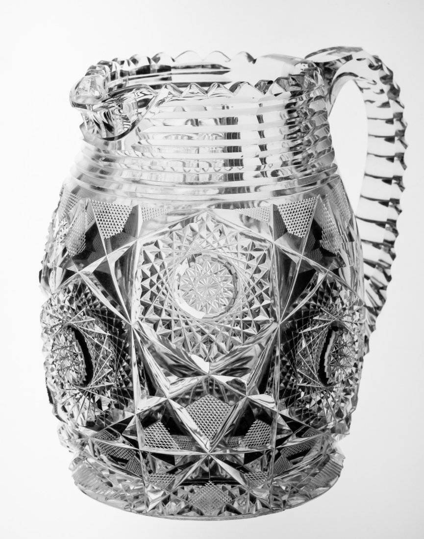 Beautiful Old Libbey Stratford American Brilliant Period Cut Glass ...