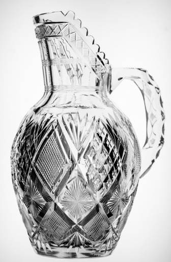 Early Libbey Harvard High Lipped Pitcher American Brilliant Period Cut ...