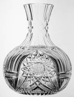 Great Libbey Wedgemere American Brilliant Period Cut Glass Fingerbowl