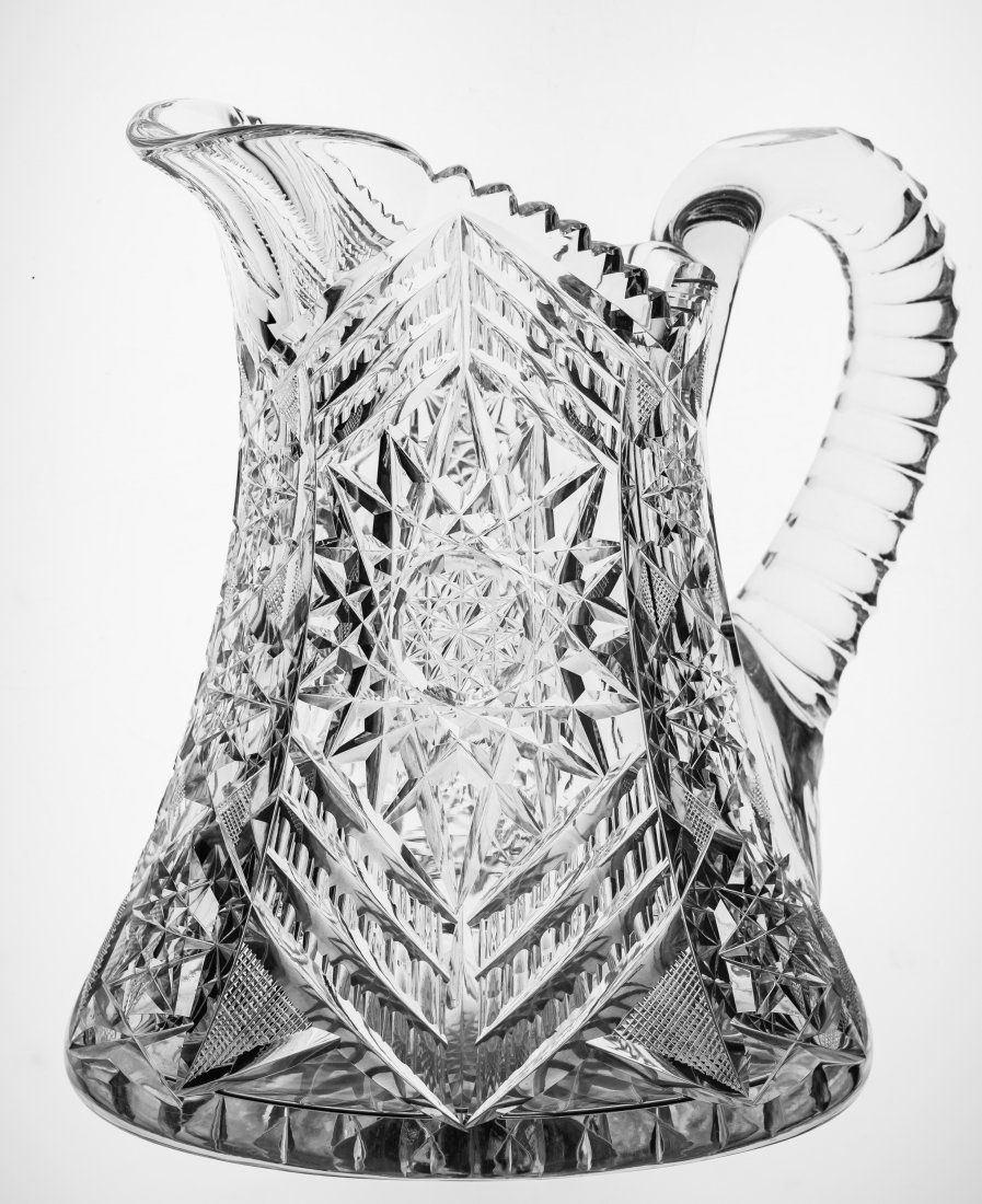 Nice Pairpoint American Brilliant Cut Glass Pitcher Auction