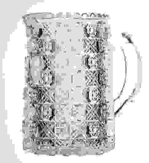 Incredible Mt. Washington Triple Miter Trellis American Brilliant Cut ...