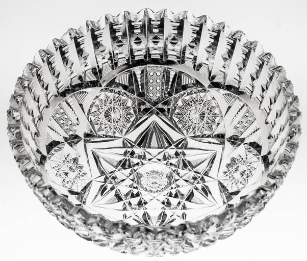 Classic Libbey Ellesmere American Brilliant Period Cut Glass Bowl