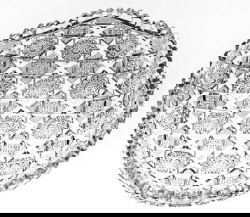 The Best Libbey Isabella American Brilliant Period Cut Glass Punch Bowl ...