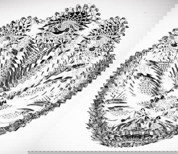 The Best Libbey Isabella American Brilliant Period Cut Glass Punch Bowl ...