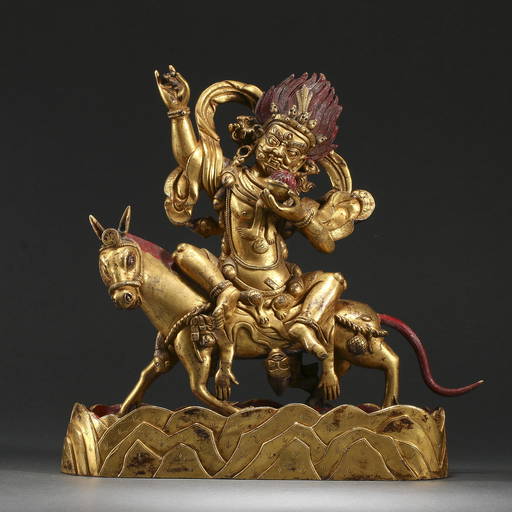 Statue Of Palden Lhamo Of Tibetan Buddhism In The Ming And Qing ...
