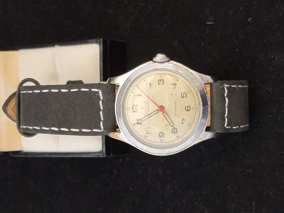 Orvin 17 Jewels Men's Military Watch From 1940's $6k Apr Value W ...
