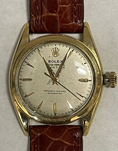Rolex Oyster Perpetual Vintage 1950's Ref# 6098 Automatic $75k Apr W/ Coa!