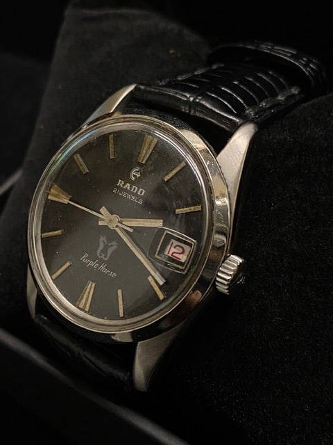Rado 21 Jewels Rare "purple Horse"!! Vintage Circa 1950s! - $5k Apr ...