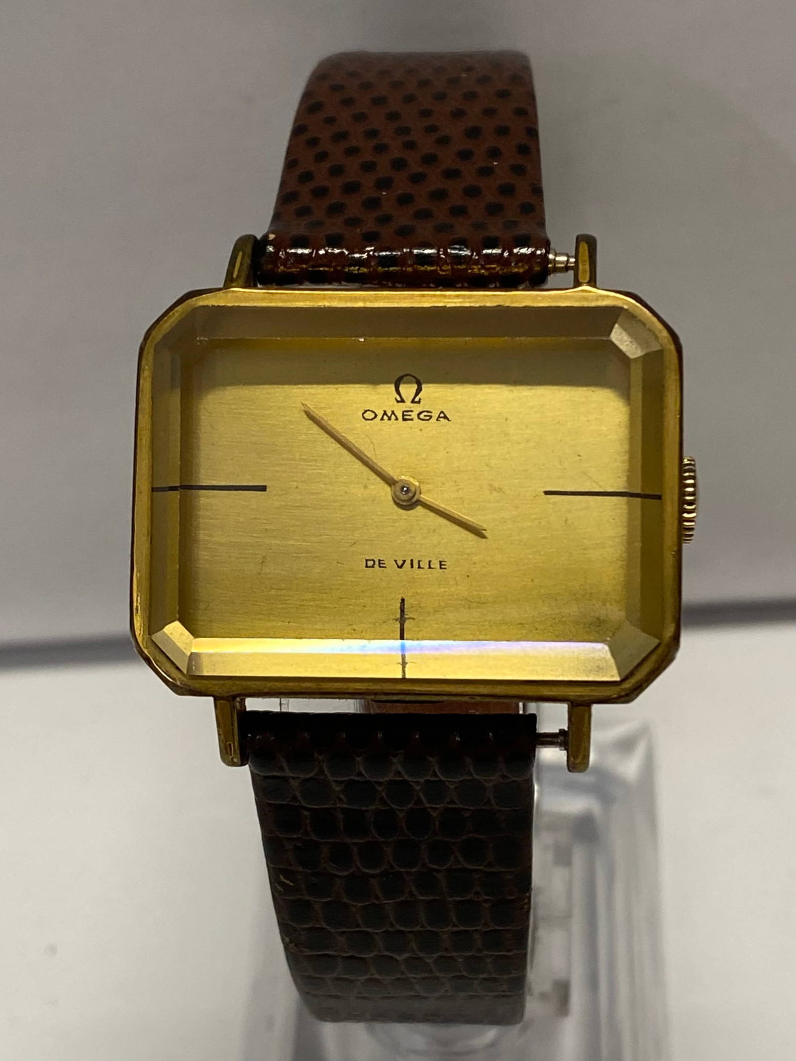 Omega Deville Vintage Art-deco Style Rare Rectangular Men's Watch- $8k ...