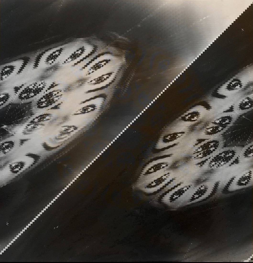 Weegee (arthur Fellig) 'eyes (small)' Original Vintage B&w Print C ...