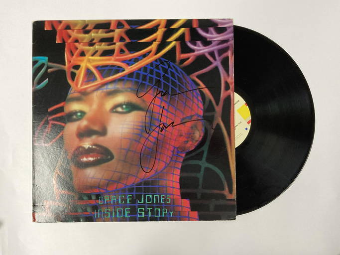 Autograph Signed Grace Jones Inside Story Vinyl - Apr 10, 2021 | Ben ...