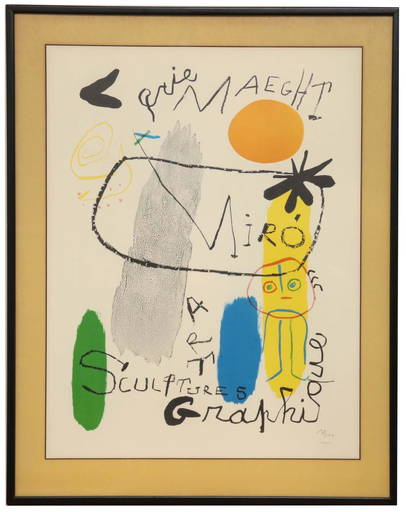 Galerie Maeght Miro Joan Miro Signed Lithograph