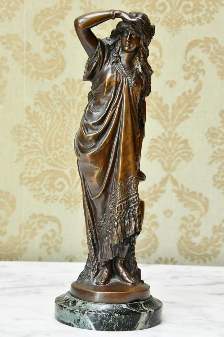 19th Century Bronze Statue Of Poet Sapho Auction