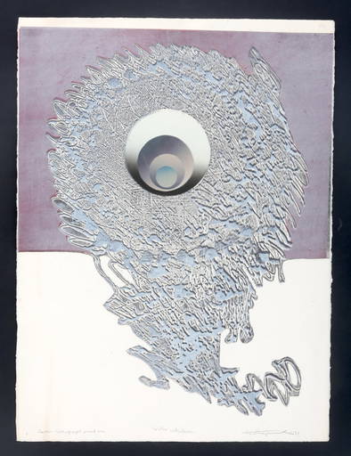 Crater Ectoplasm Color Lithograph Signed By Artist Proof One