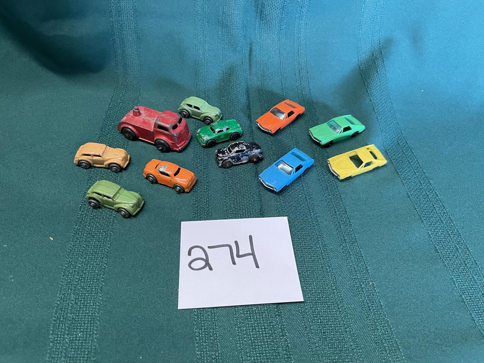Set Of Barclay Slush Cast Toy Cars