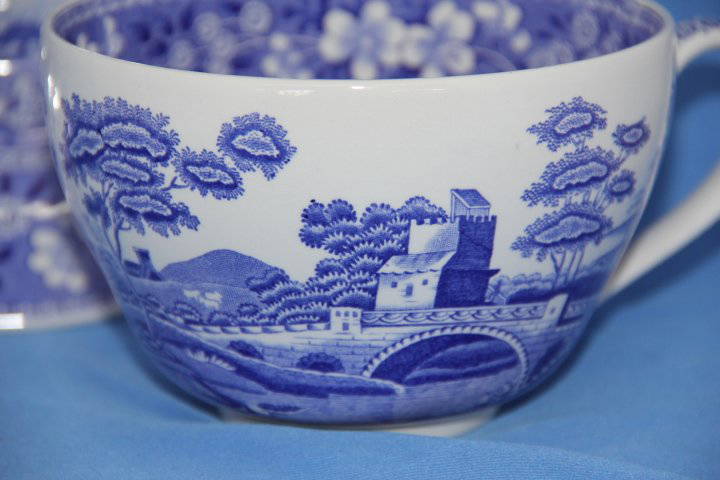 Spode Large Cups And Saucers