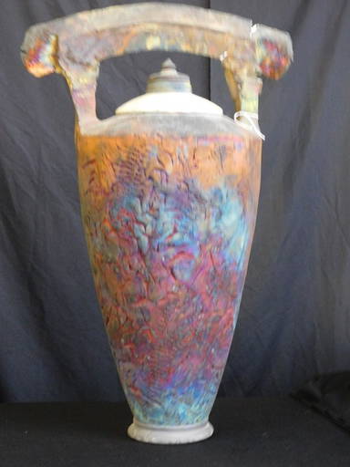 Raku Vessel Greg Milne