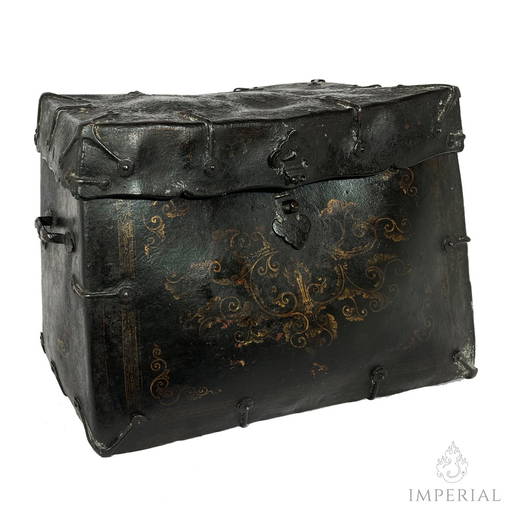 A TIBETAN PORTABLE LEATHER CHEST, 16TH CENTURY (#0122) on Feb 26, 2022 ...