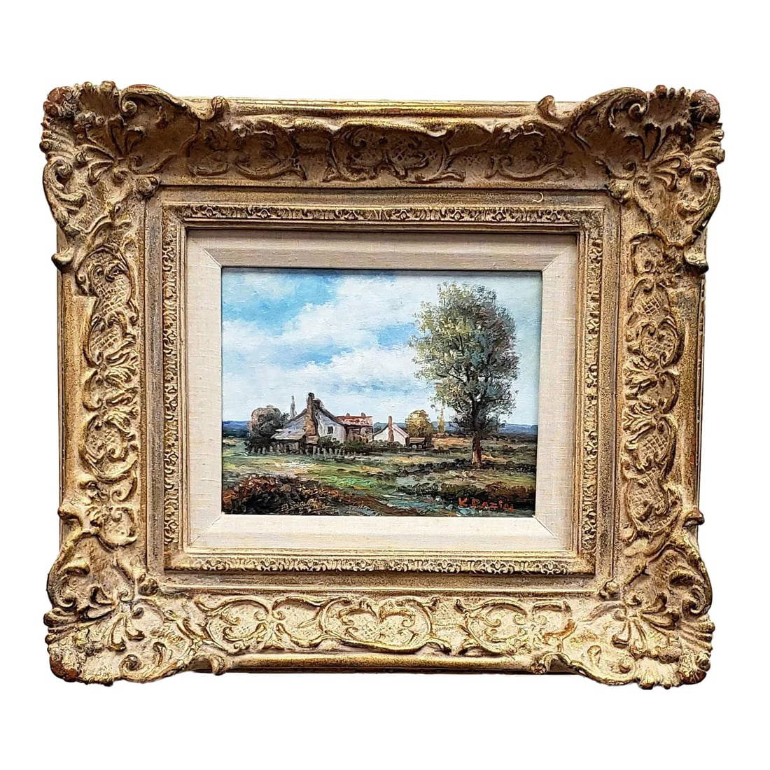 Impressionist Oil On Canvas By K Razin Auction