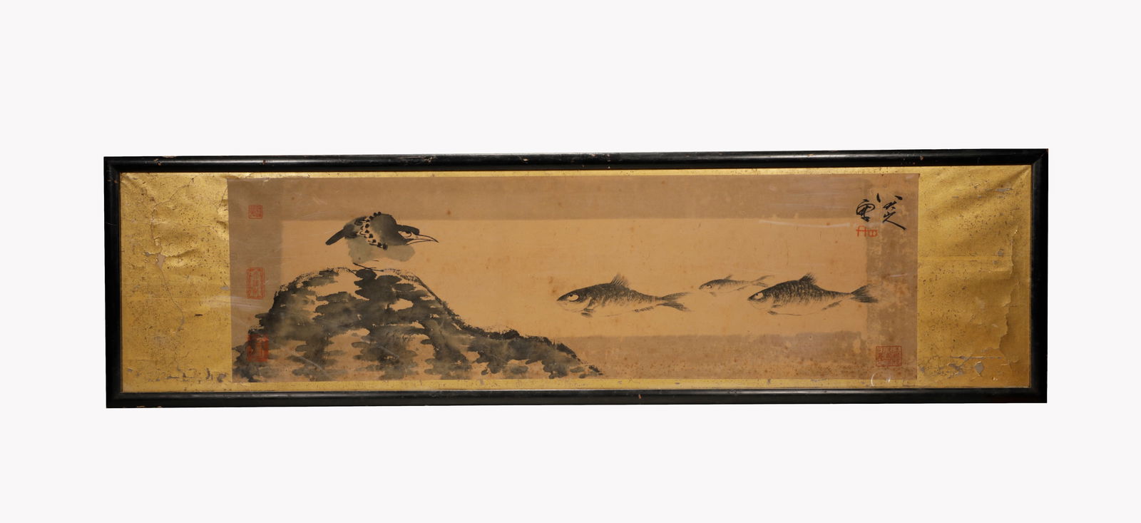 Bada Fish Framed On Paper Auction