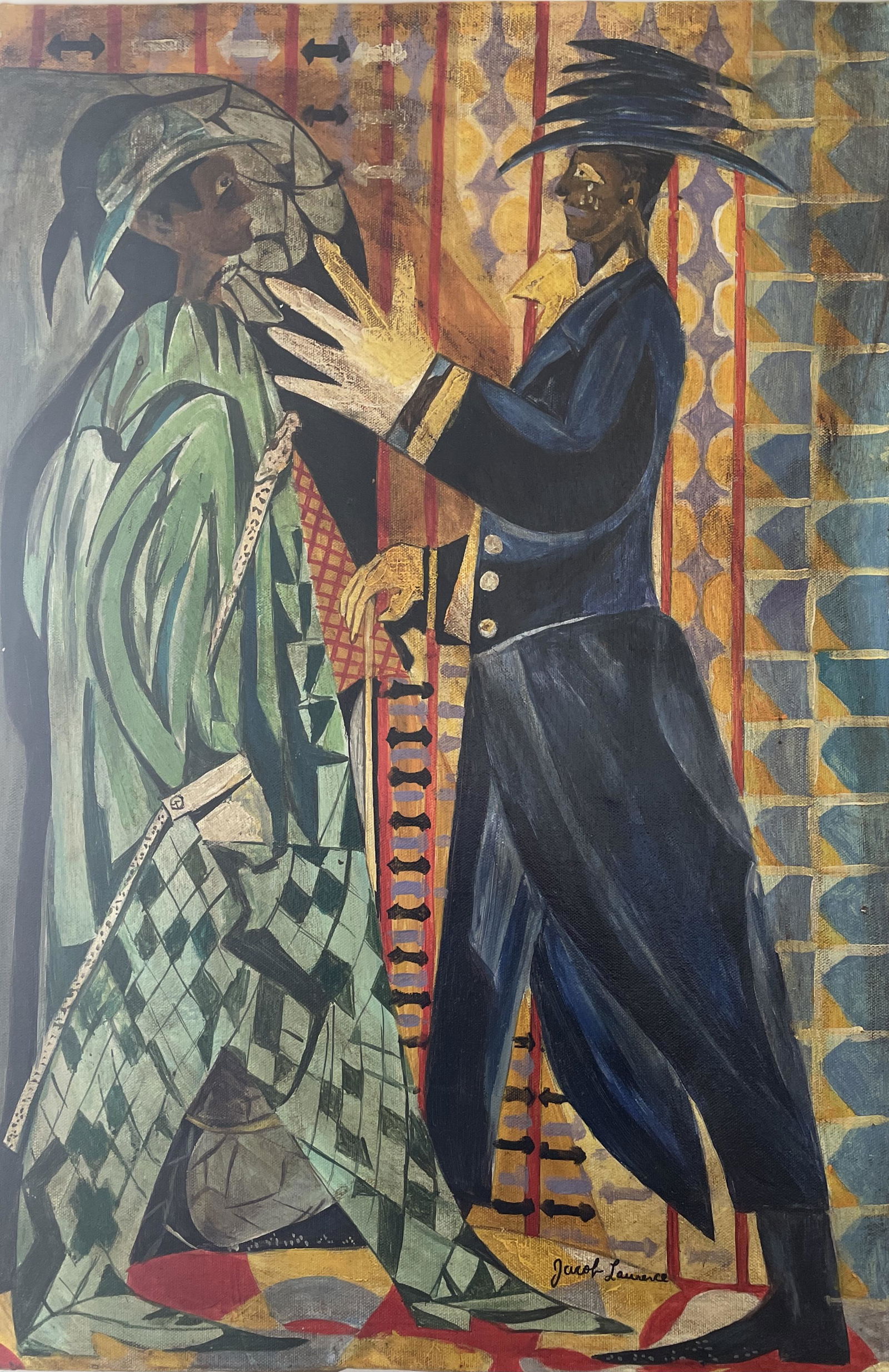 JACOB LAWRENCE PAINTING ON CANVAS (#0006) on Apr 16, 2022 | Cambridge ...