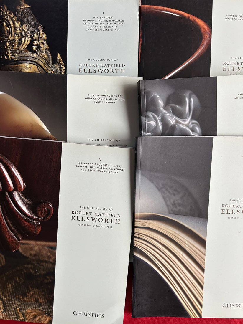 A Complete Set Of 6 Volumes Ny Christie's 2015 Robert Ellsworth ...