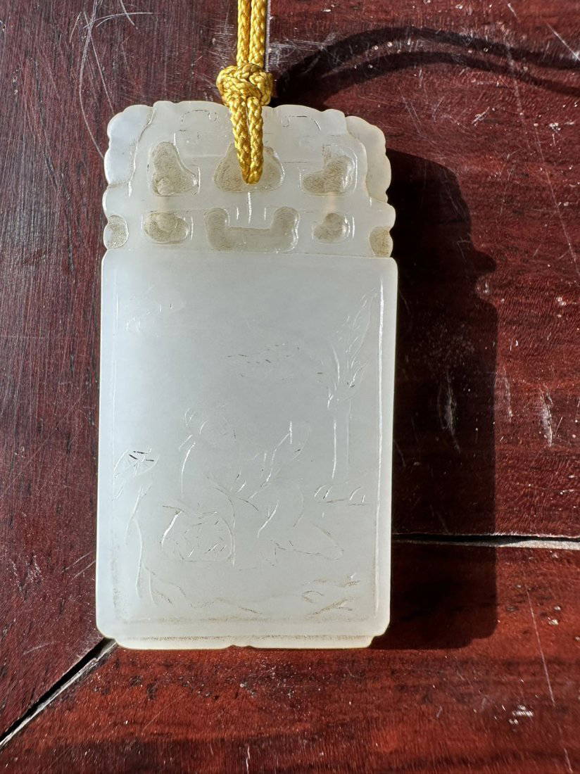 Probably Ming Or Qing Dynasty White Jade Carving Of Li Bai Drunken Auction