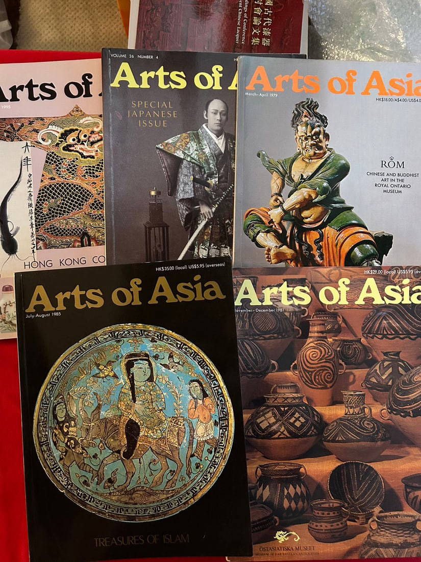 5 Volumes Arts Of Asia Magazine Auction