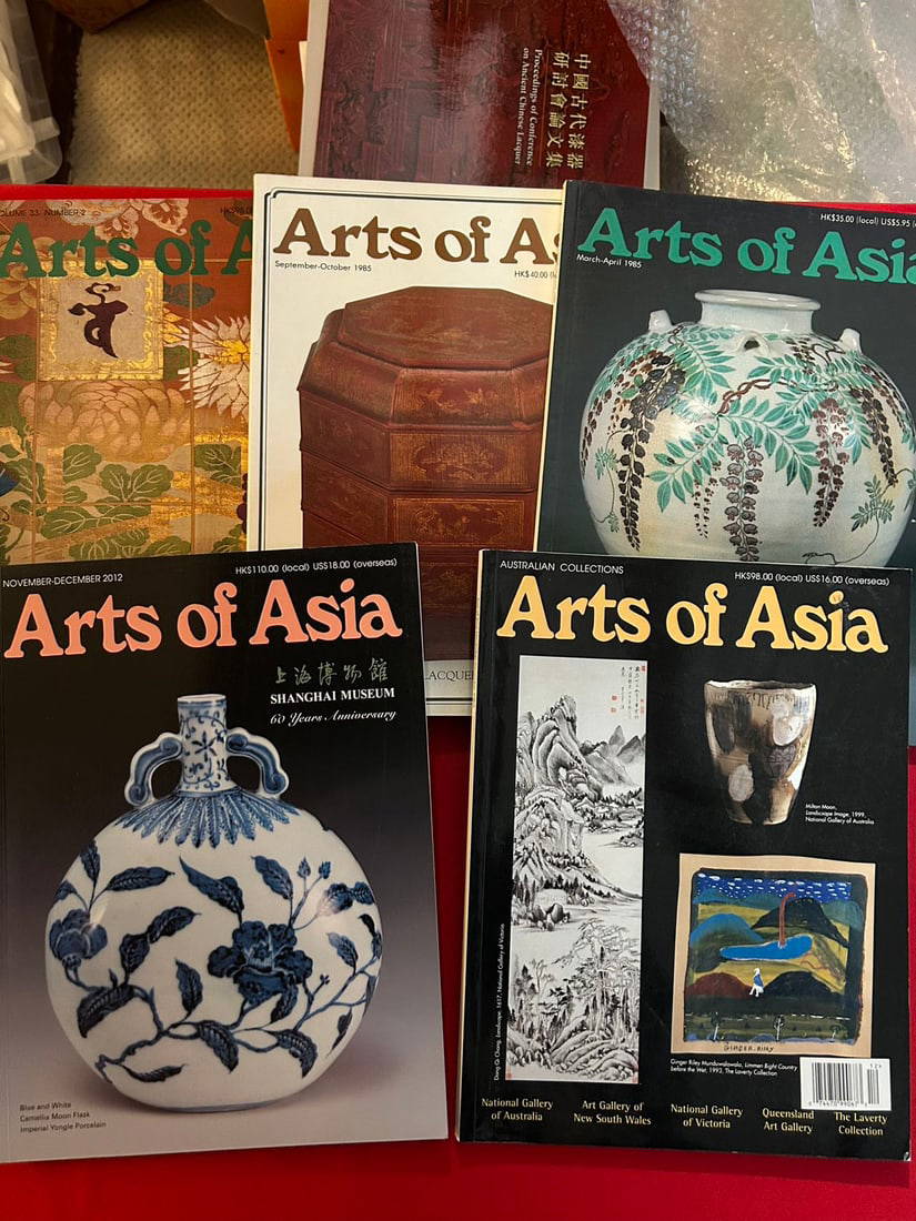 5 Volumes Arts Of Asia Magazine Auction