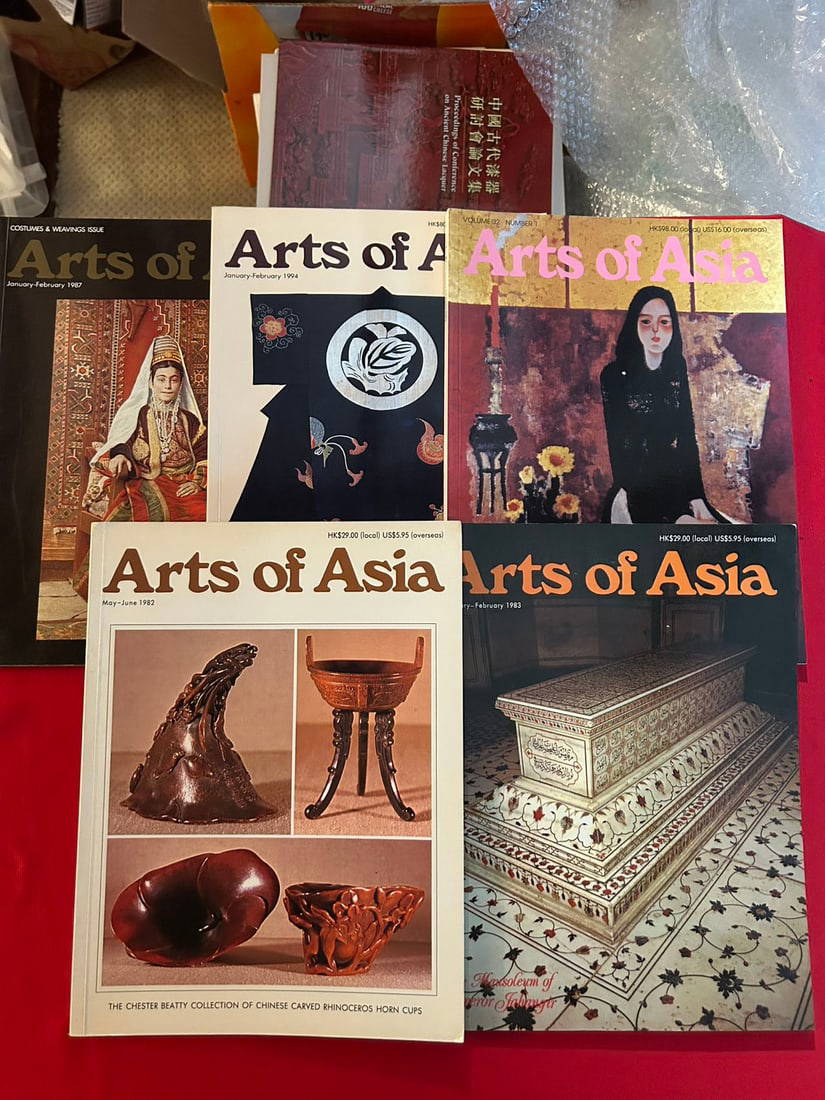 5 Volumes Arts Of Asia Magazine Auction