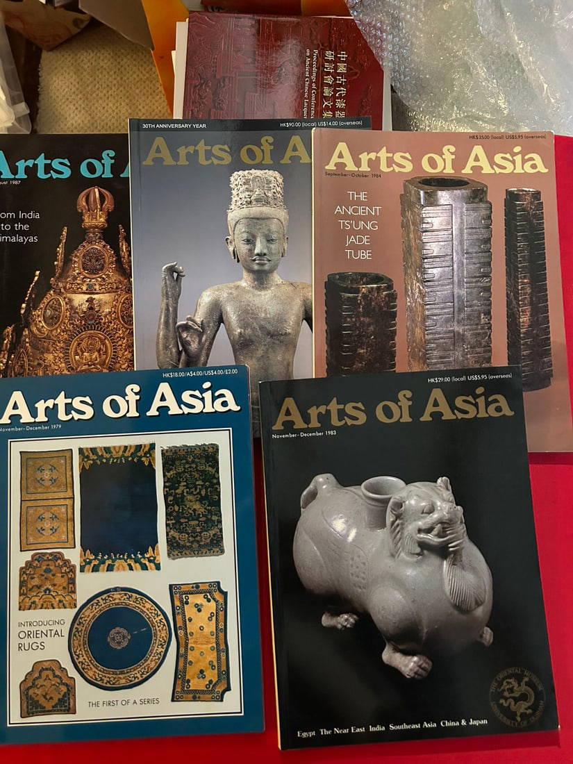 5 Volumes Arts Of Asia Magazine Auction