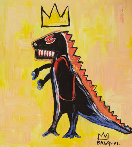 Jean Michel Basquiat Painting Jmb In The Style Of