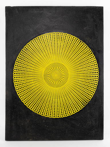 Yayoi Kusama Mixed Media Painting (style Of)