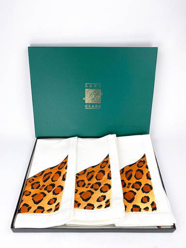 Lady Clare Cheetah Table Linens (#0142) on Mar 06, 2022 | Barton & Co ...