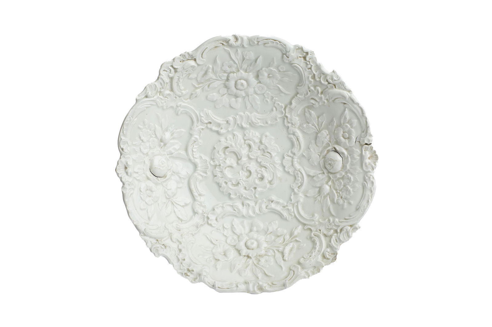 Meissen Bas Relief Molded Porcelain Plate, 19th Century (#0035) on Jan ...