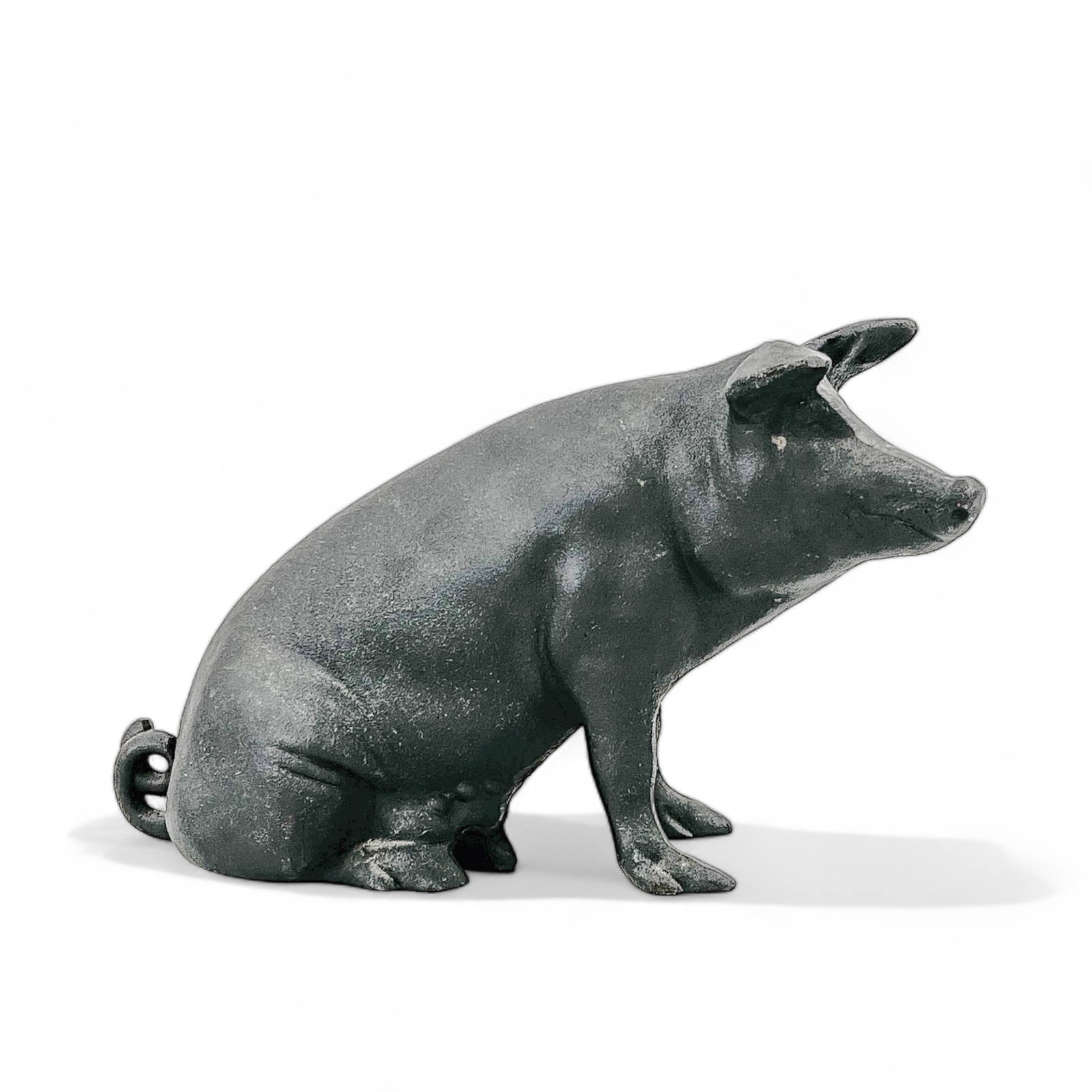 Large Cast Iron Pig Piggy Bank Auction