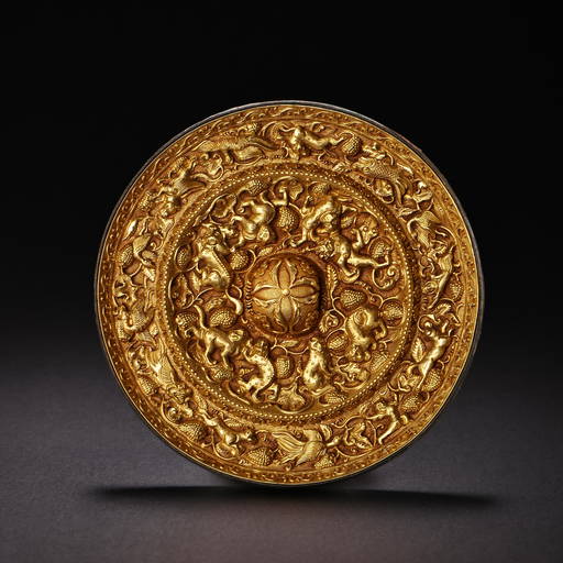 CHINESE TANG DYNASTY BRONZE INLAID GOLD SKIN SEA ANIMAL - Feb 14, 2022 ...