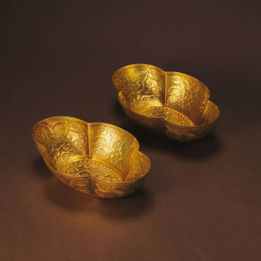 PAIR OF CHINESE TANG DYNASTY PURE GOLD CUPS (#0042) on Dec 08, 2022 ...