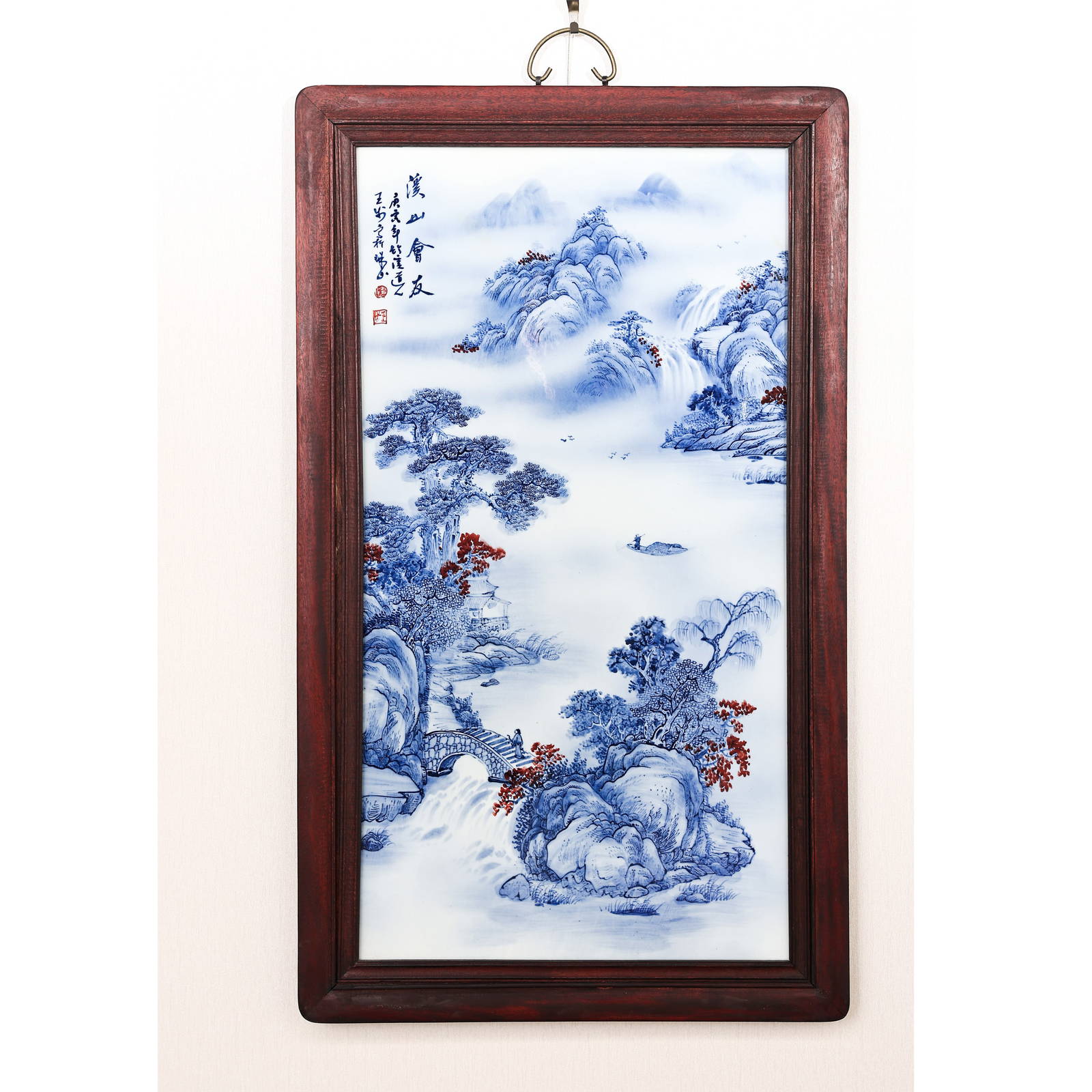 China's 20th Century Art Master - Wang Bu Porcelain Plate Painting ...